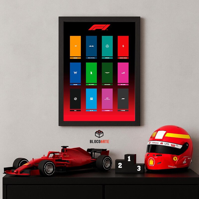 F1 Mini Legos Display - Etsy