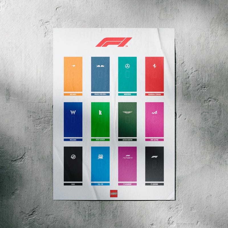 F1 Mini Legos Display - Etsy