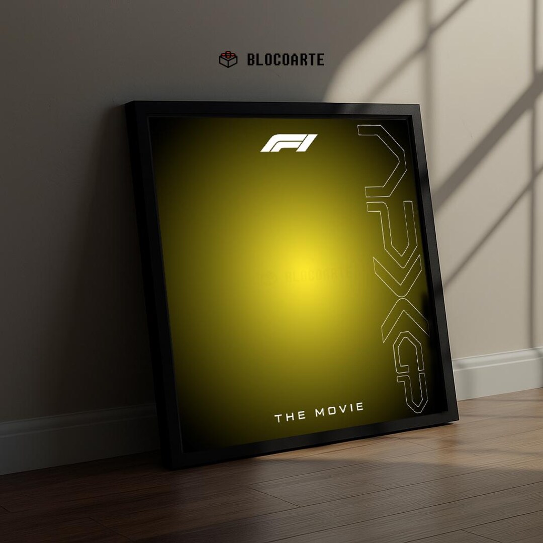 APXGP Racing Art Poster 30x30 Cm – Digital Art Inspired by F1 Film ...