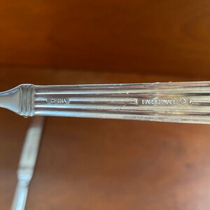 Farberware Stainless Flatware Marissa Pattern | Line Design Handle ...