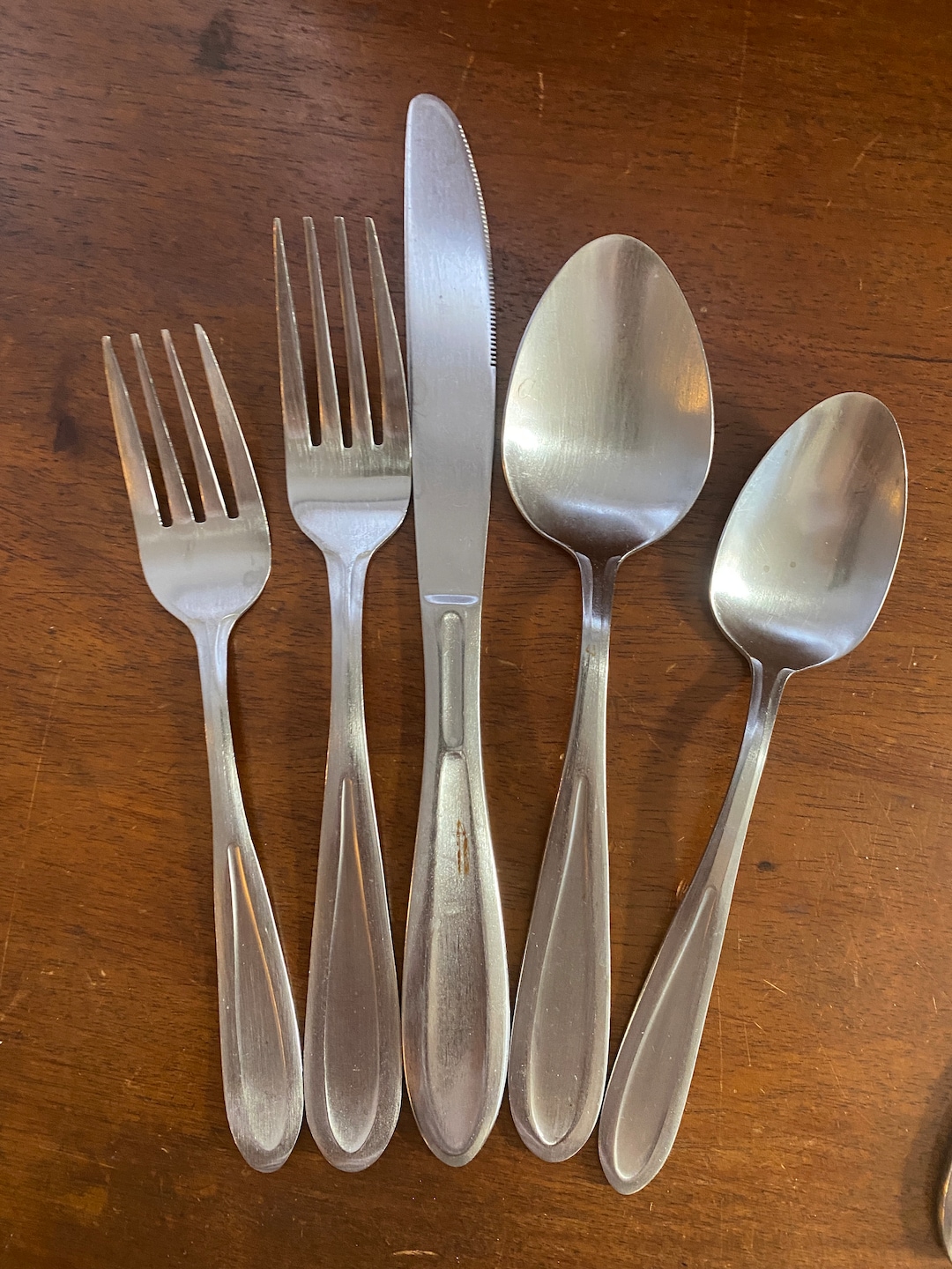 FARBERWARE Vintage Silverware in BALLET Pattern | Stainless Steel Flatware | Old Silverware ...