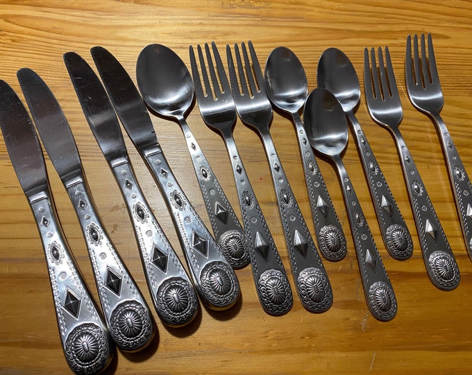 WALLACE Silverware TAOS Vintage Silverware Stainless Flatware ...