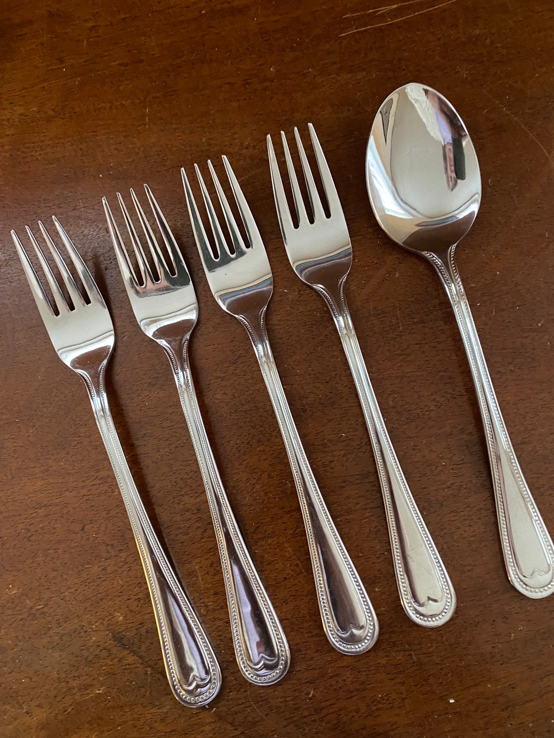 Beaded Rostfrei Inox | Stainless Vintage Flatware | Old Replacements ...