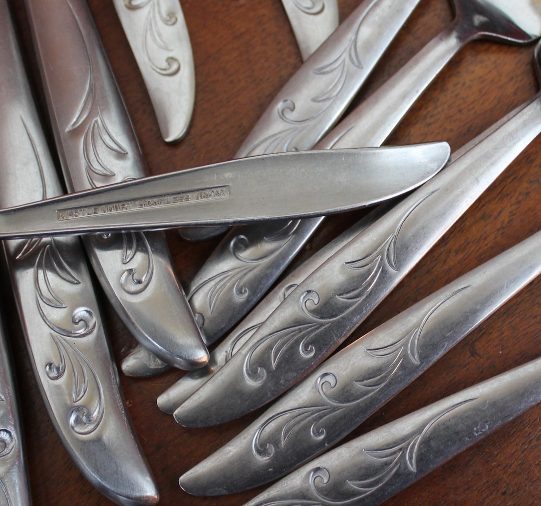 Castle Court | Stainless Flatware Vintage Silverware | Serving Pieces ...