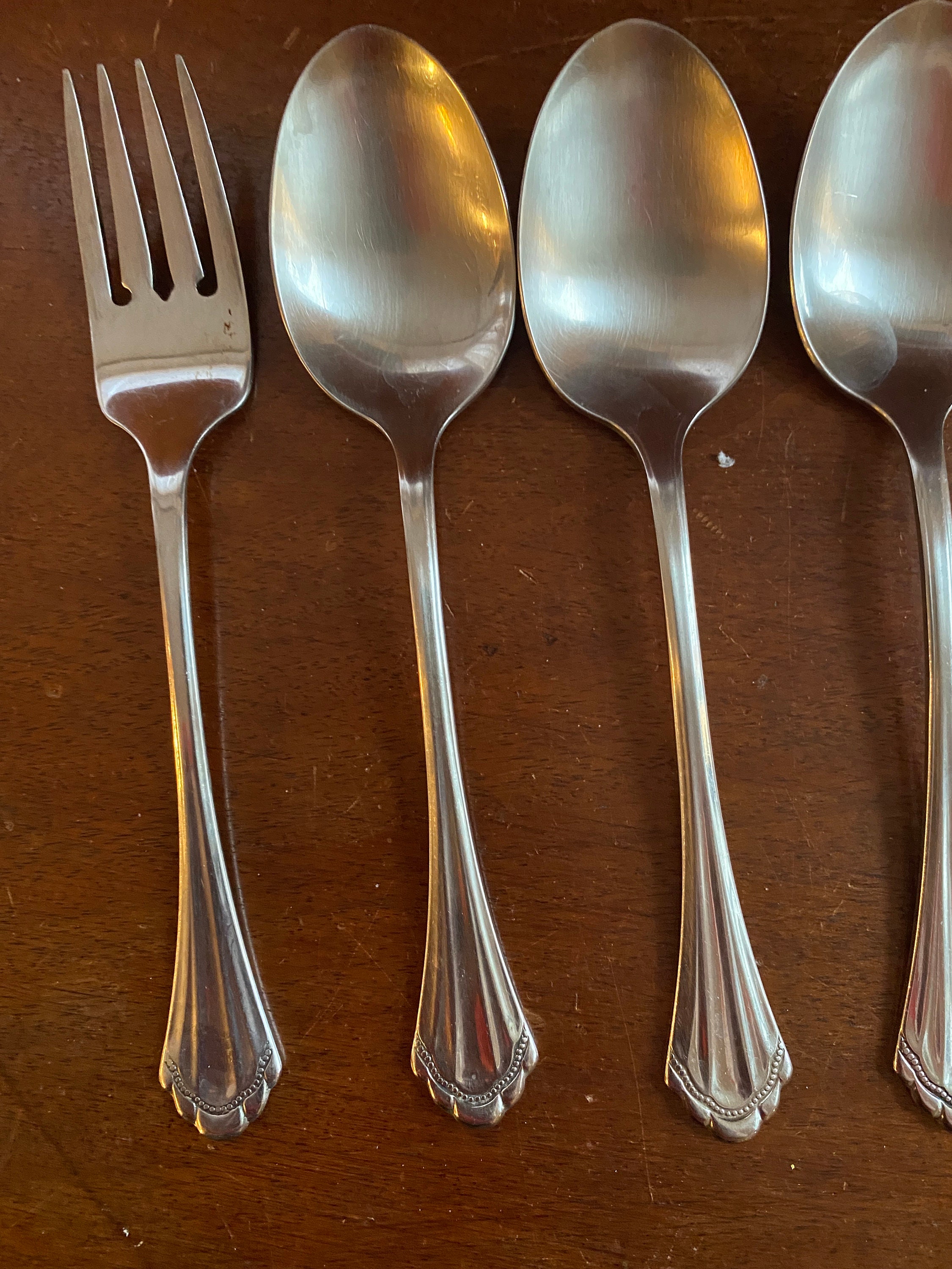 ONEIDA Community Marquette Stainless Silverware Set Great for Crafting ...