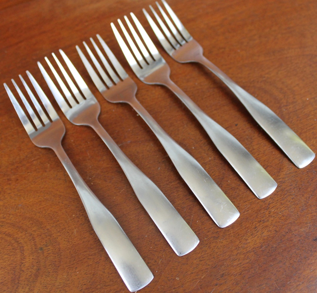 Vintage Flatware | Bristol Forks Fiddle Handle | Utensils ...