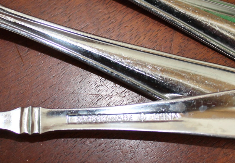 FARBERWARE Silverware Set Vintage Flatware Forks Stainless - Etsy