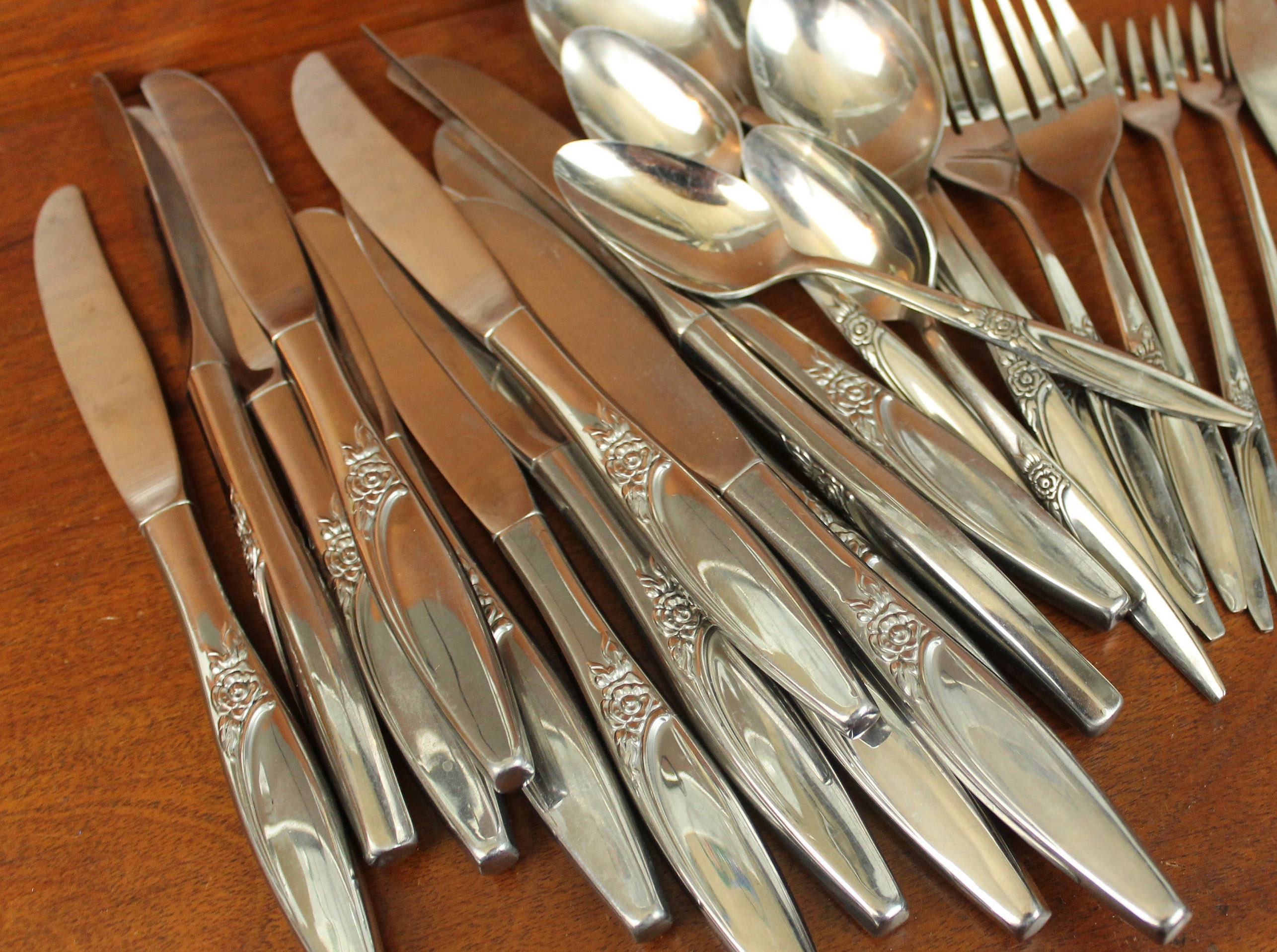 Dining & Serving Oneidacraft Flatware Stainless Steel Flatware Vintage ...