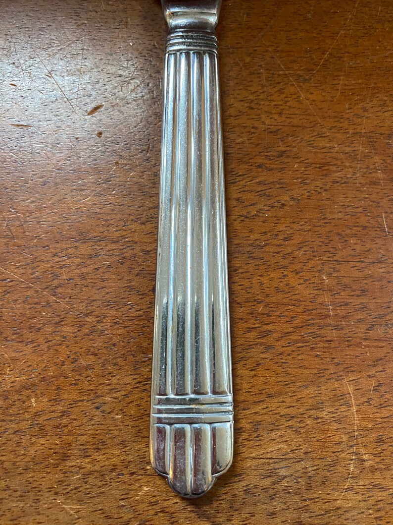 Farberware Stainless Flatware Marissa Pattern Line Design Handle Art ...