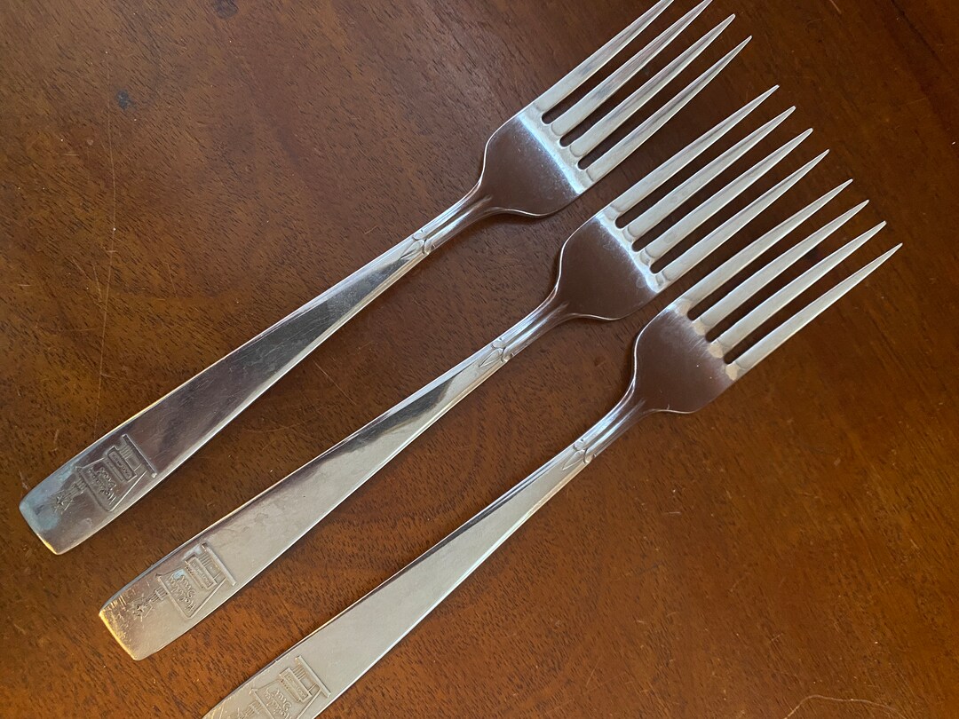 HOLIDAY INN FORKS Replacement Flatware Vintage Silverware Stainless ...