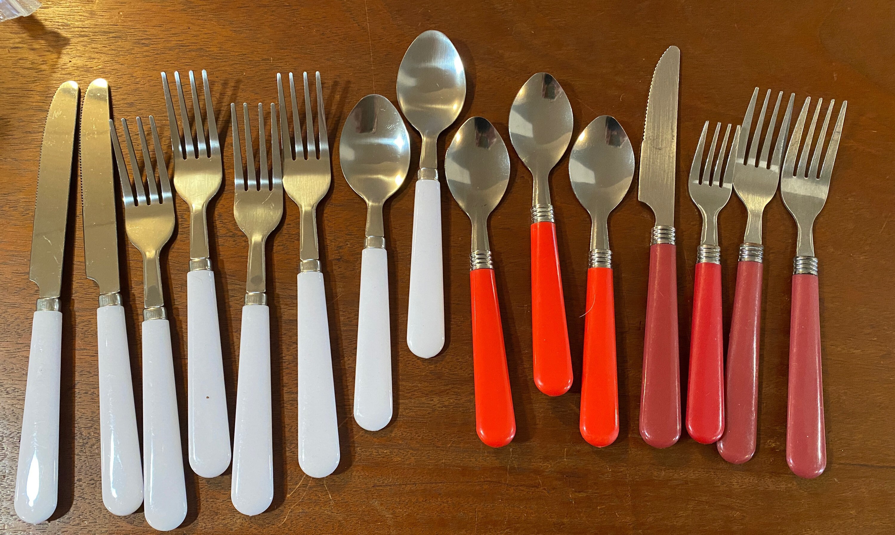 Mismatched GRAB BAG Mix and Match | Variety Silverware Plastic Handles ...