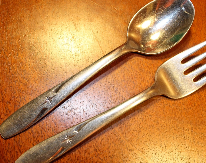 Wallace Walco North Star Stainless Mid Century Modern Vintage - Etsy