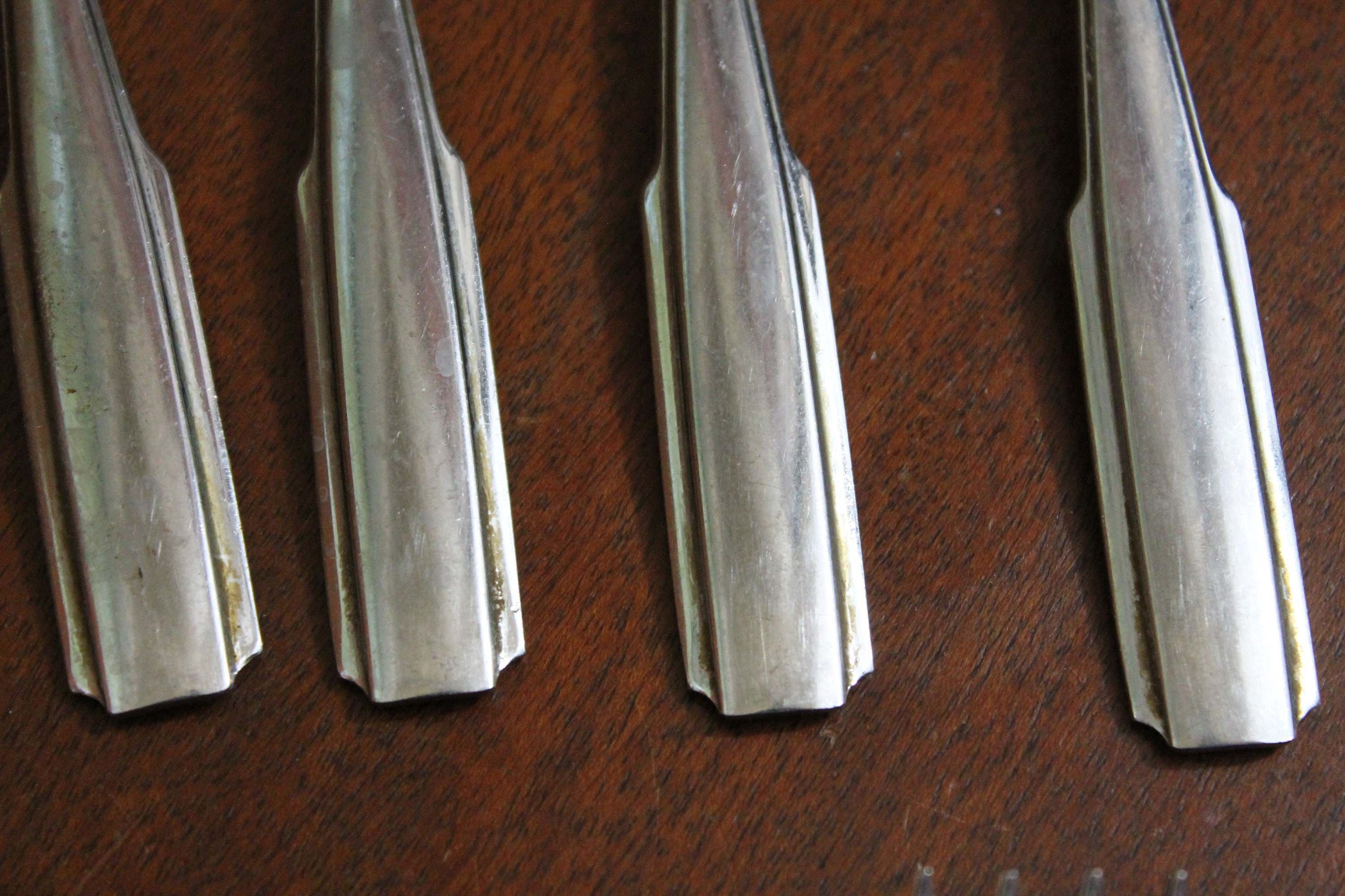 Vintage Oneida Silverware Fiddle Pattern Side Ridge | Etsy