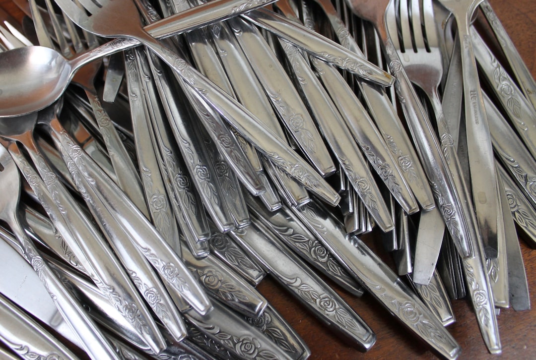 Stainless Silverware | ROSEMERE | Imperial International | Floral Rose ...