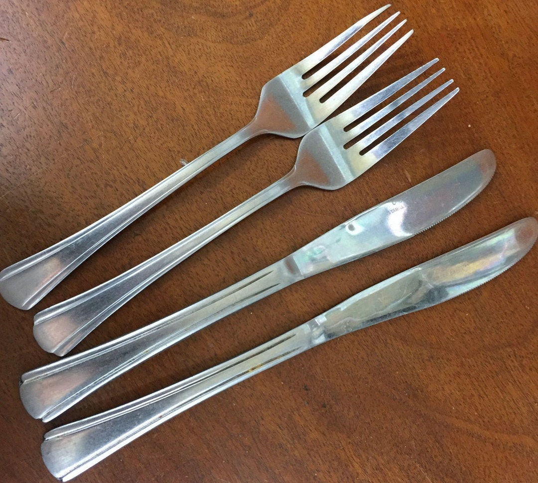 Rogers Co. | Stanley Roberts | Stainless Steel Silverware Set Utensils ...