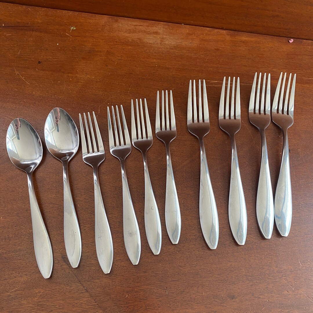 ONEIDA CASABA Vintage Flatware | Plain Look | Retro Silverware ...