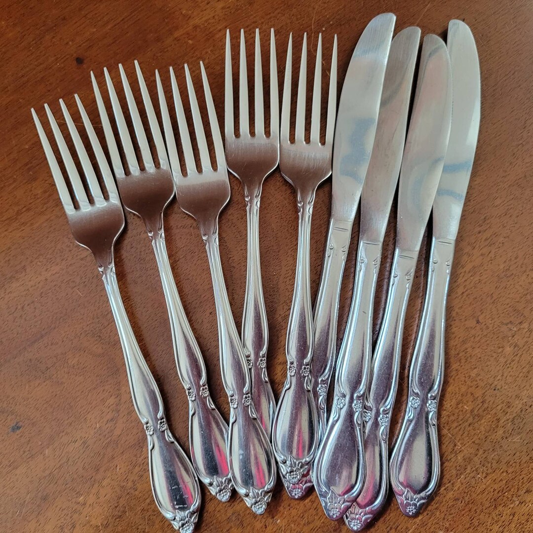 Vintage Flatware | Old Silverware | Replacement | Wedding Utensils ...