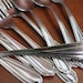 HAMPTON Stainless Silverware Beaded Vintage Fan Pattern Classic Style ...