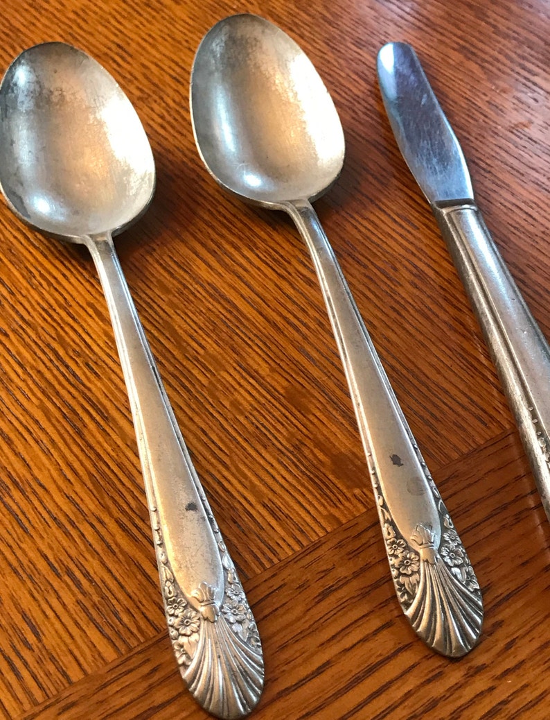 Crown Silverplate Vintage Silverware Retro Flatware - Etsy