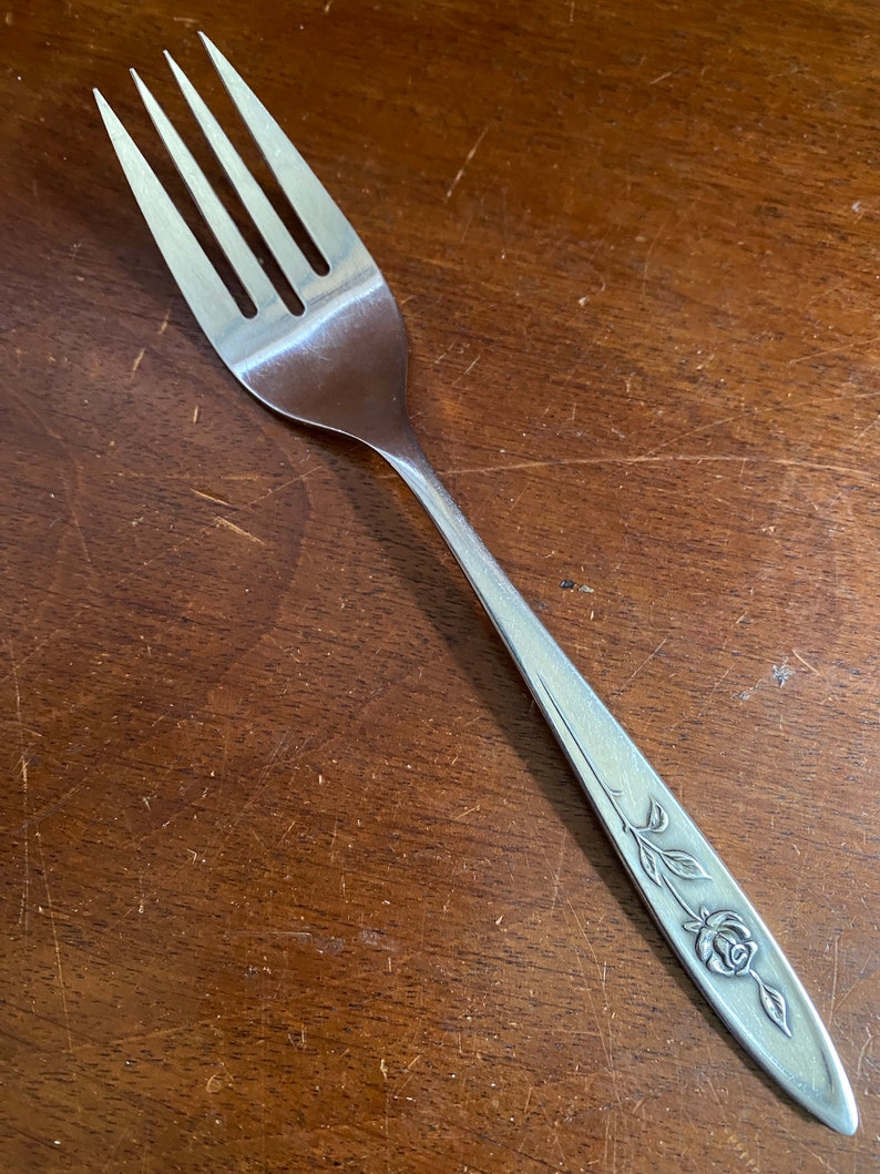 Oneida Vintage Flatware | My Rose Pattern Stainless Silverware Roses Floral Flowers MCM Pattern ...