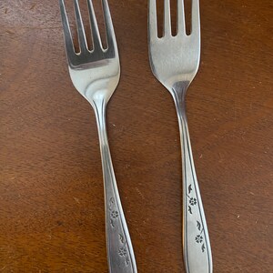 Imperial Flower Dance Stainless Steel Flatware - Vintage Silverware ...