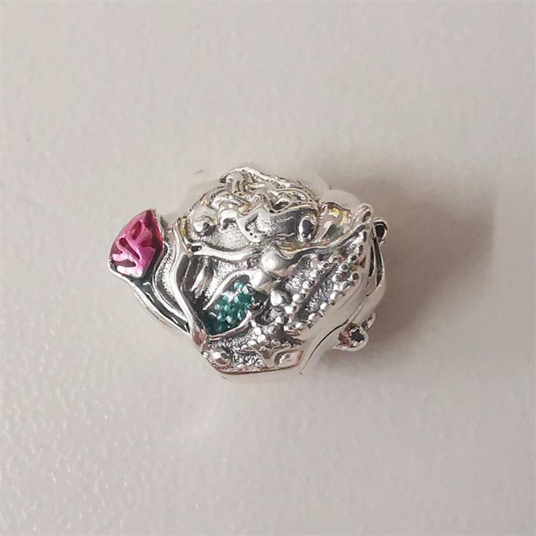 ALE Pandora the Little Mermaid Seashell Clip Charm S925 Sterling Silver ...
