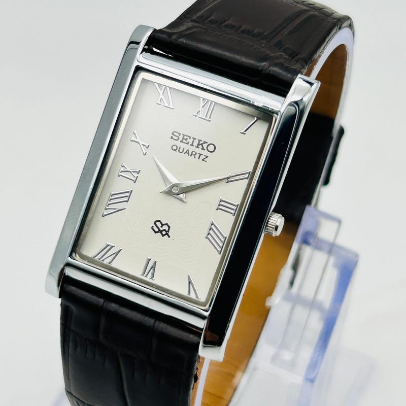 Quartz Watch Seiko Man - Etsy UK