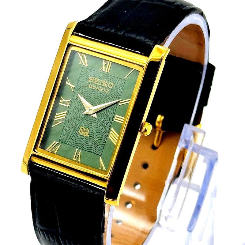 Green Dial Seiko Womens - Etsy