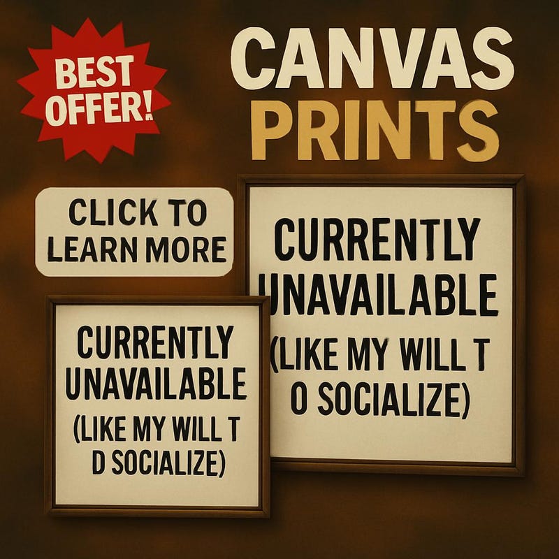 Unavailable Sign - Etsy