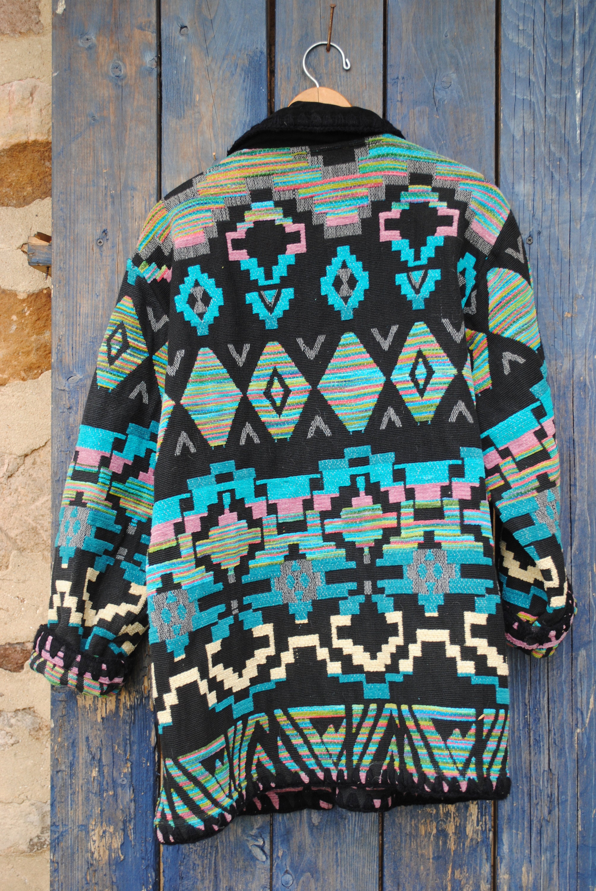 Vintage Southwest Blue Sky Rainbow Blazer Jacket - Etsy