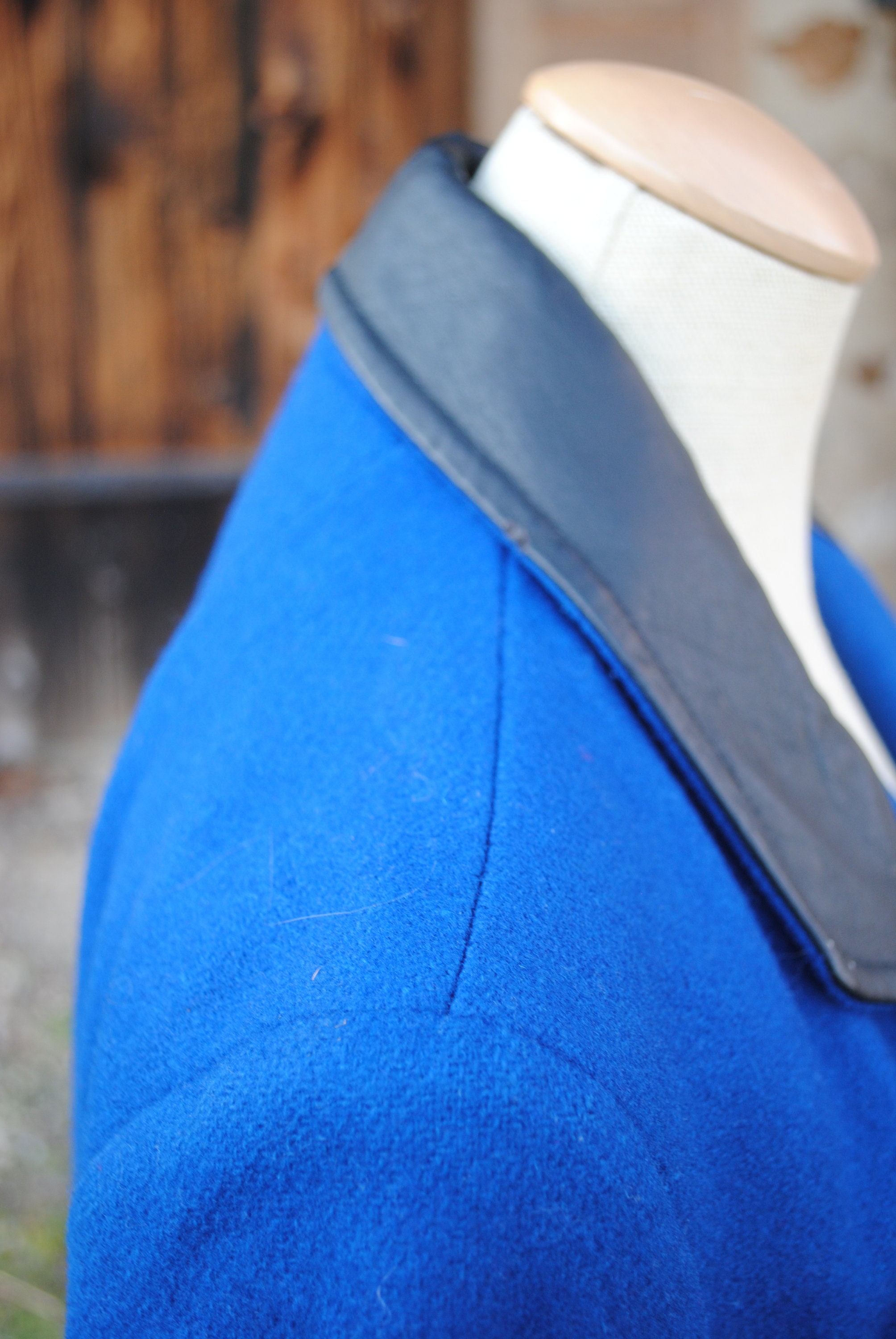 Bright Blue Vintage Ladies Wool Duster Coat - Etsy