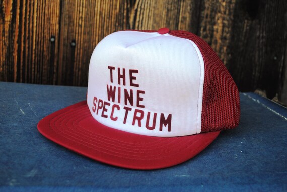 Vintage Snap Back Trucker Cap for the Burgundy Wine Lover - Etsy