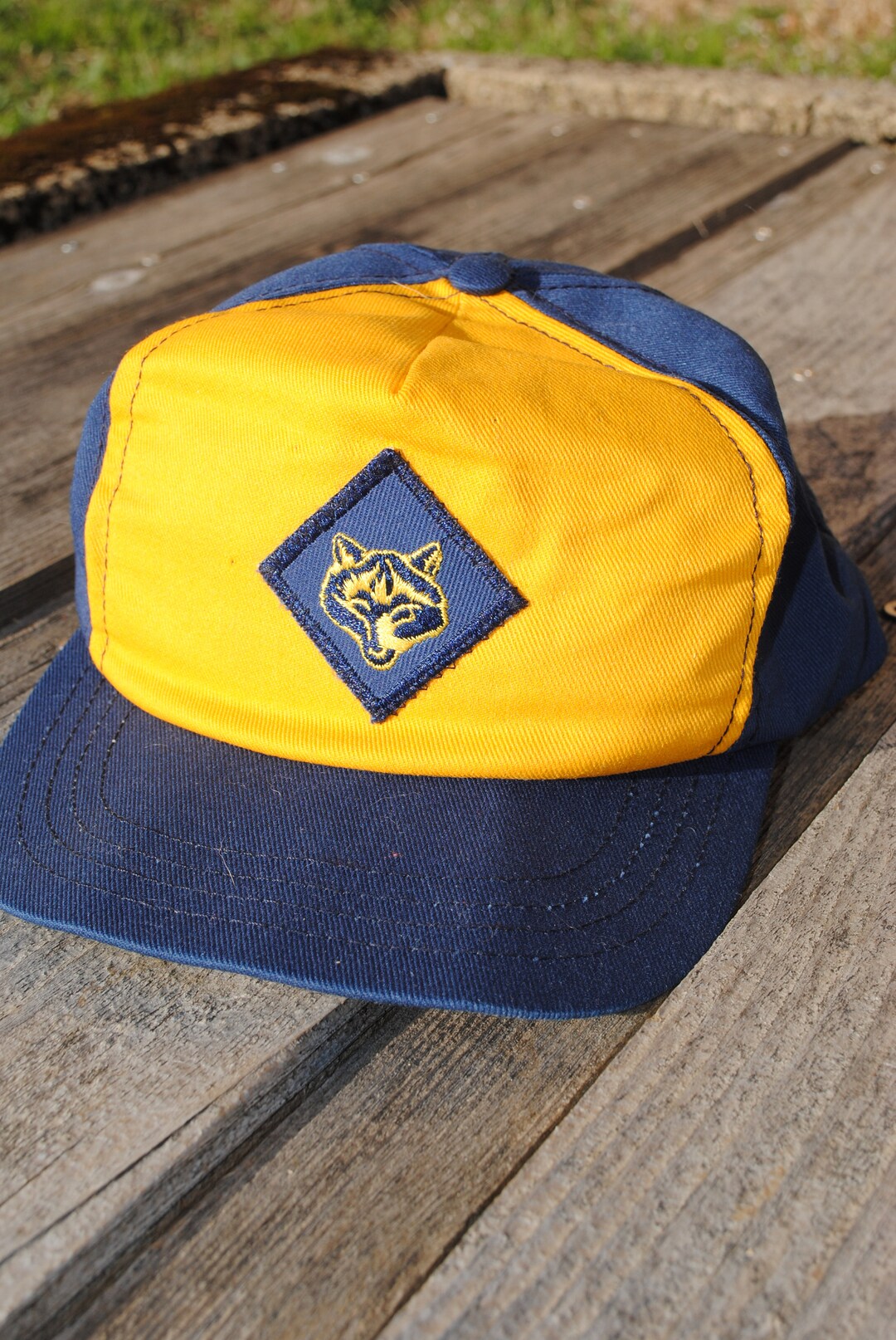 Vintage Mesh Snap Back Kids Cub Scout Baseball Cap - Etsy