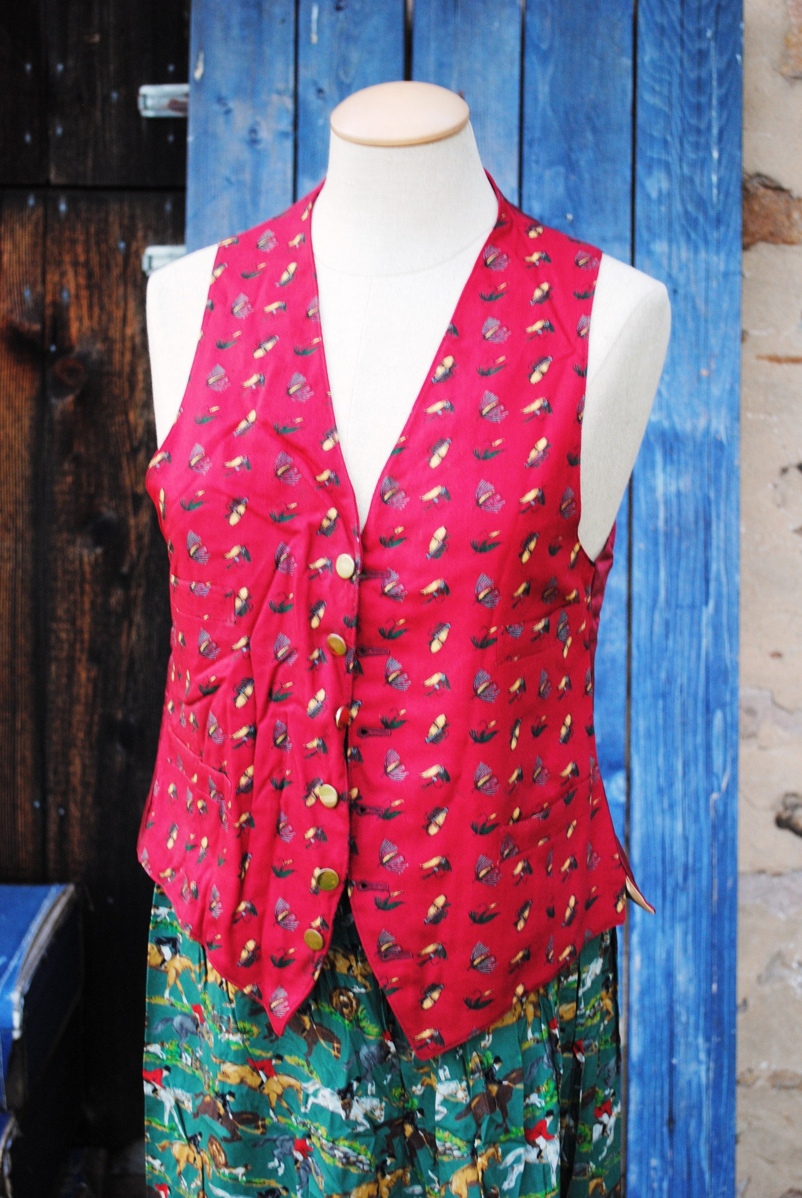 Ladies Skirt and Vest Preppy Hunting Fishing Set - Etsy