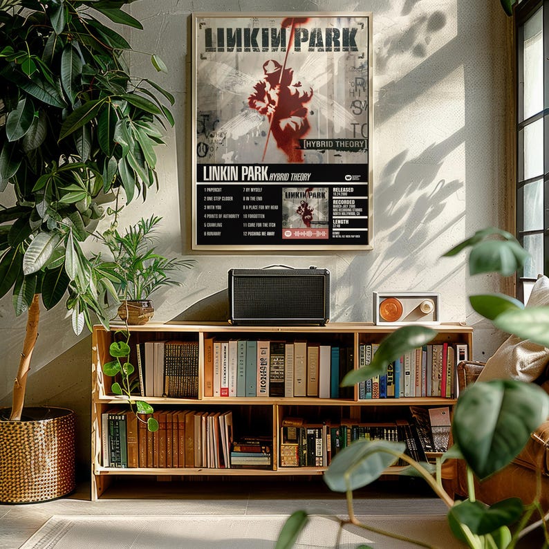 Linkin Park Hybrid Theory Album Art Print: Rock Band Poster (digital ...