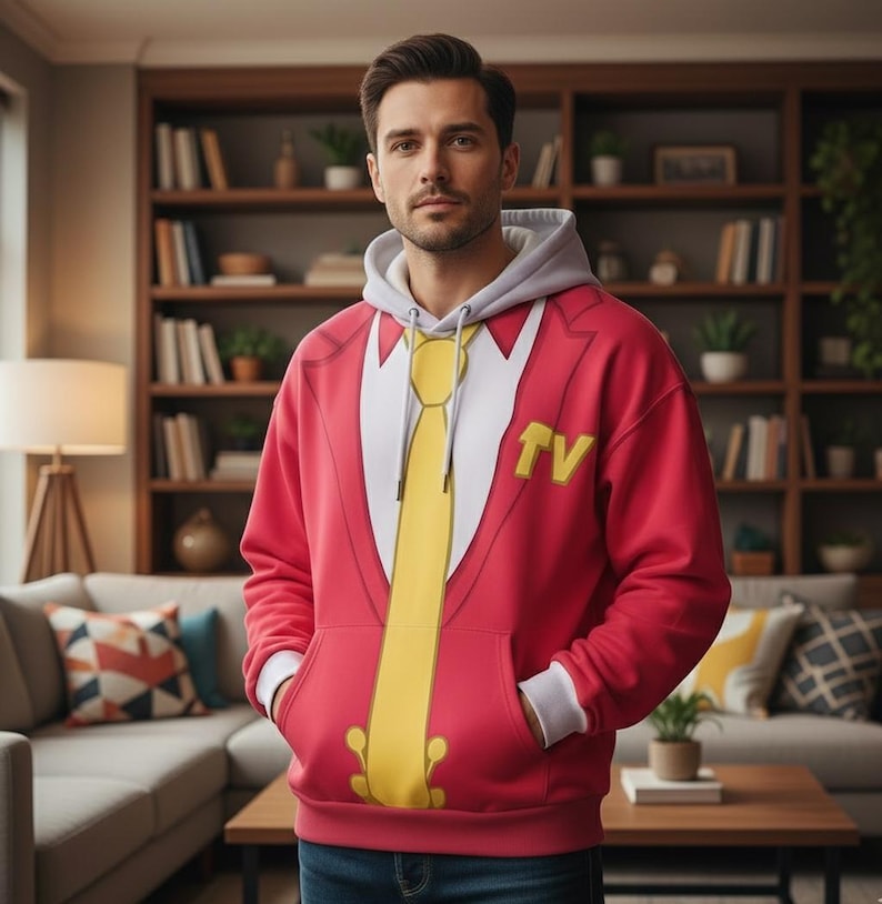 It’s TV Time Gamer Hoodie, Tenna Deltarune Hoodie, All Over Print Meme ...