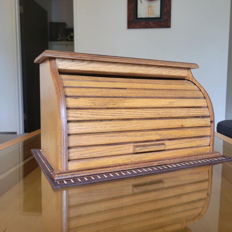 Roll Top Bread Box - Etsy