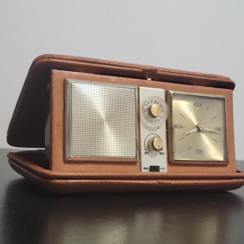 1960s Clock Radio - Etsy