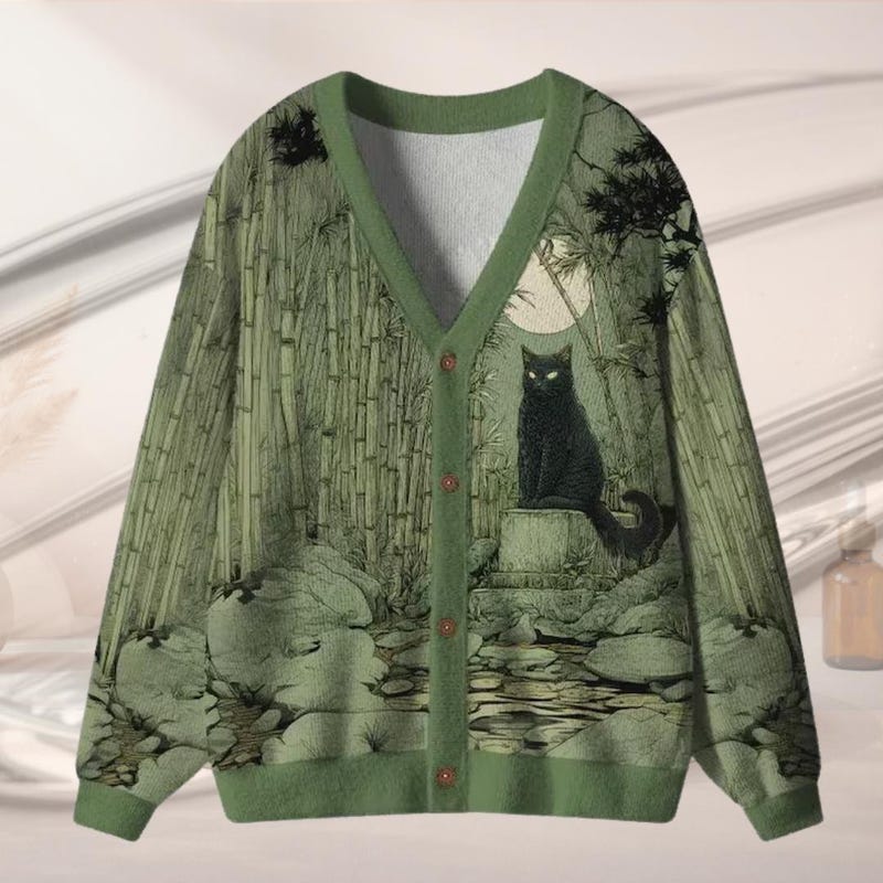 Nature Print Cardigans - Etsy