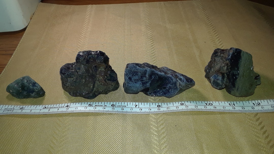 4 Antique Iron Ore Slag Rocks, From Upper Peninsula of Michigan, Lake ...