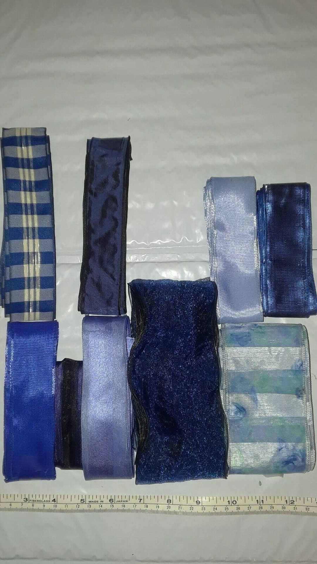 Ribbons, Wired Ribbon, Blue Ribbons, 27 Yards, Crafts, Ribbon Kit ...