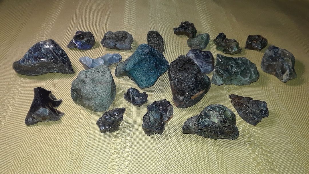21 Antique Iron Ore Slag Rocks, From Upper Peninsula of Michigan, Lake ...