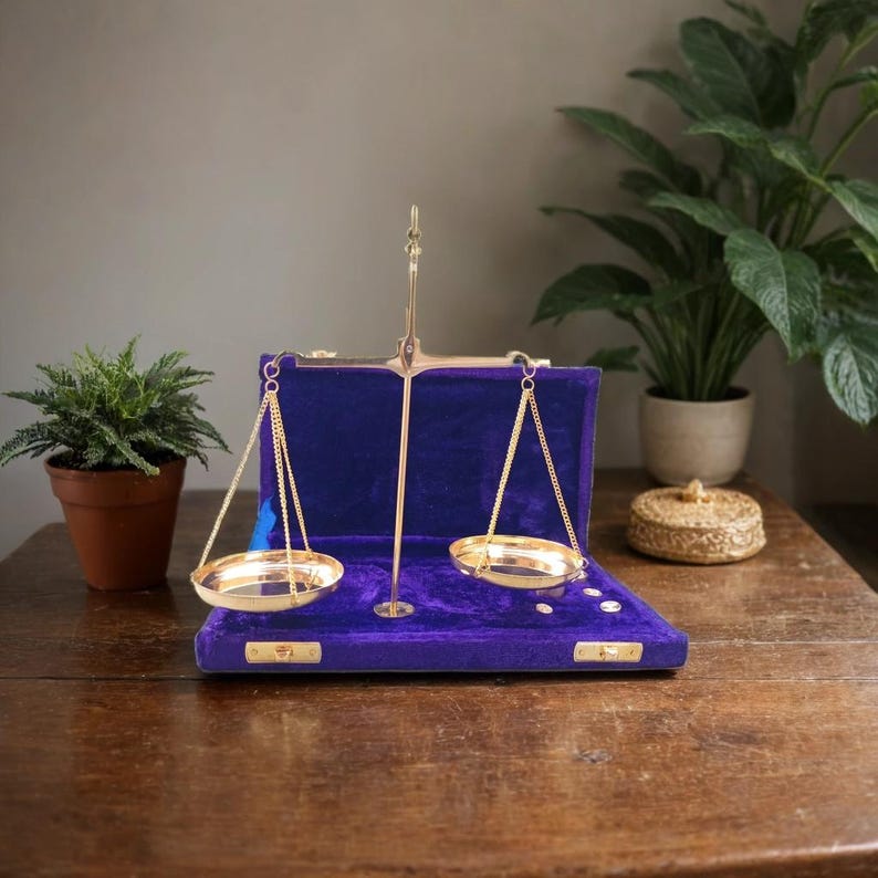 Vintage Brass Balance Scale: Apothecary Jeweler Decor, Home Decor ...