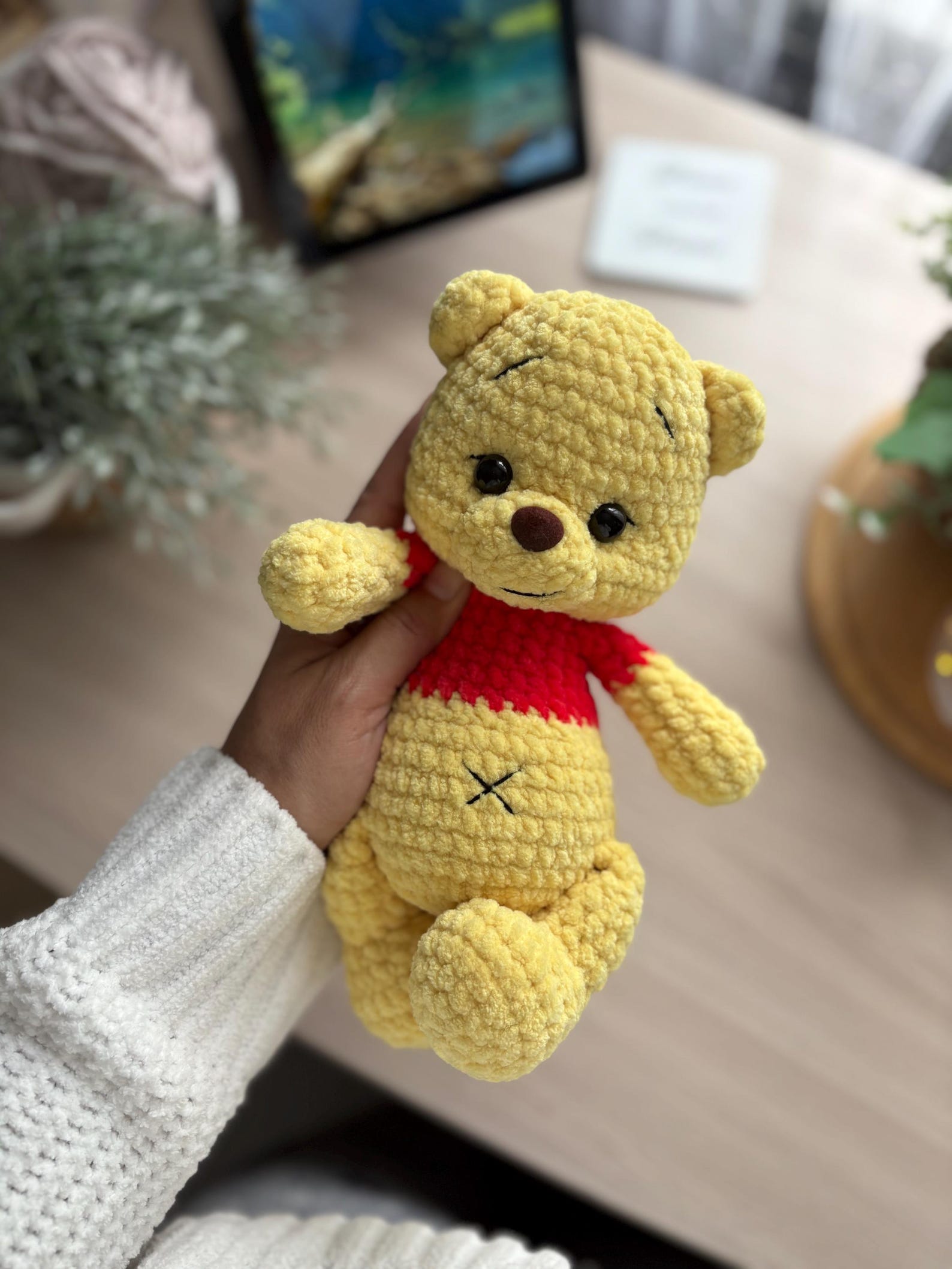 3 in 1 Yellow Bear, Piglet and Donkey Crochet Pattern, Pattern ...