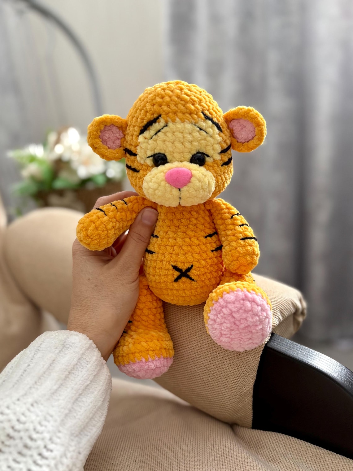 Crochet Tiger Pattern. Amigurumi Plush Toy Tiger. PDF Tutorial in ...