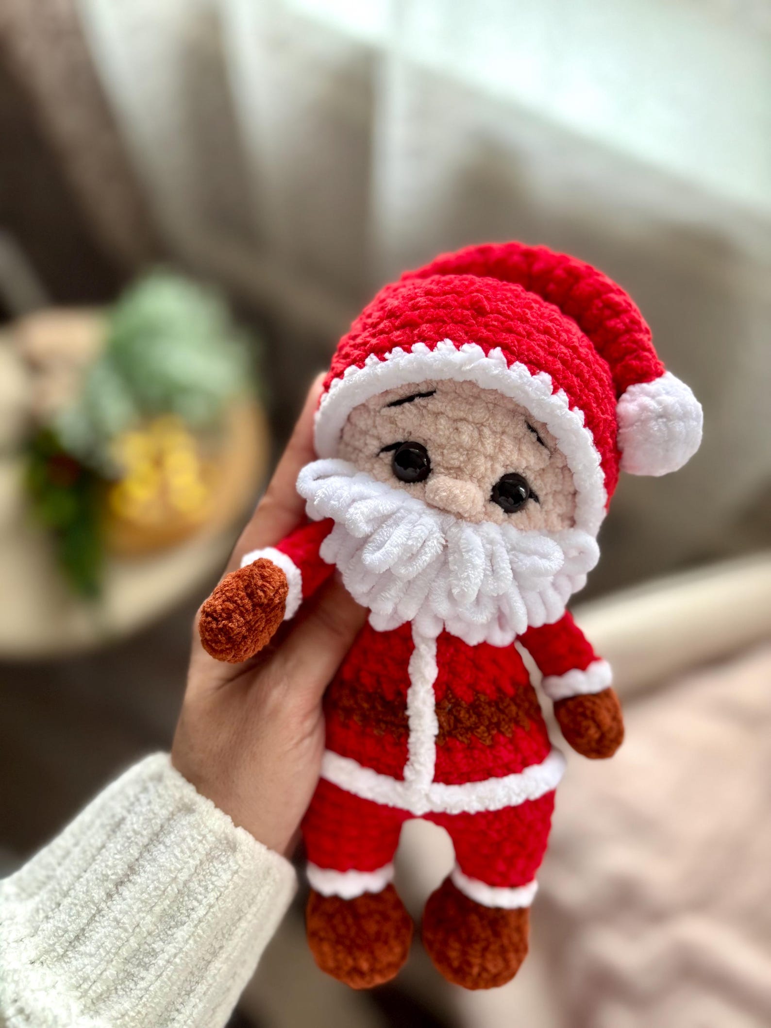 Crochet Santa Pattern, Amigurumi Santa Claus, Crochet Santa Claus ...