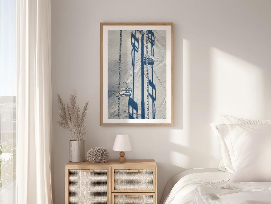 Snow Covered Grimes Chair POP ART POSTER, Graphic Art at Mt Buller - Etsy