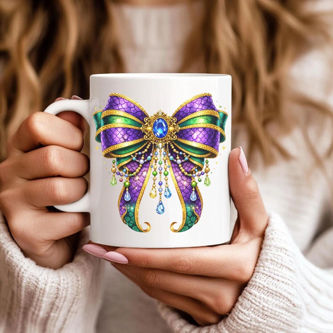Mardi Gras Mug, Mardi Gras Carnival Drink Cup, Women Mardi Gras Mug ...