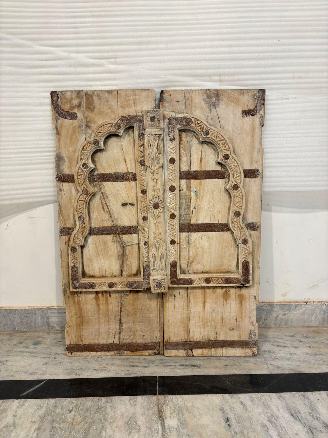 Reclaimed Wood Jharokha Window: Antique Indian Haveli Decor - Etsy