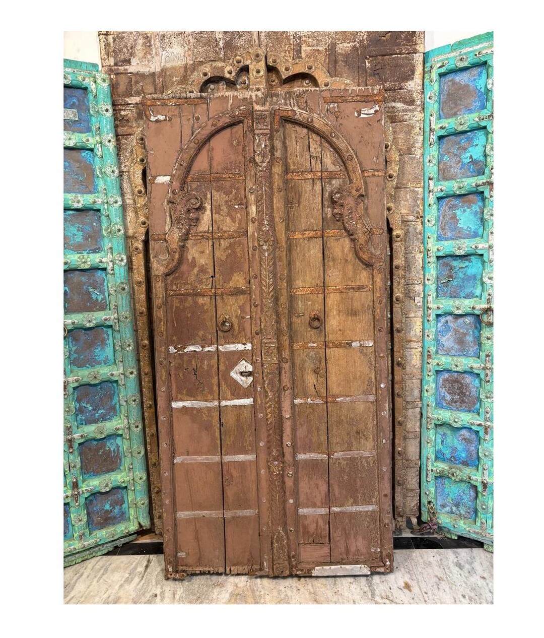 Indian Doors, Carved Wooden Doors for Home, Boho Vintage Style Doors ...